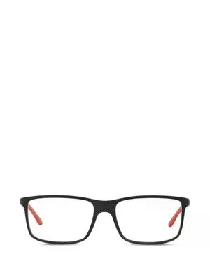 Polo Ralph Lauren Rectangle Frame Eyeglasses - Black