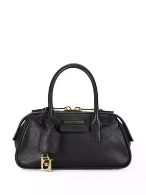 Elisabetta Franchi Small Boston Bag In Leather