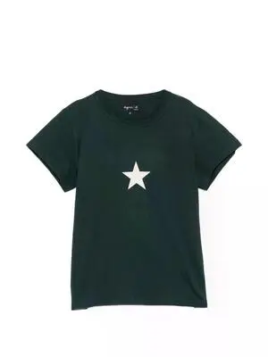 AGNES B. Star-print T-shirt - Green