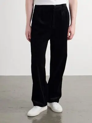 A.p.c. Ricky Straight-leg Cotton-corduroy Trousers
