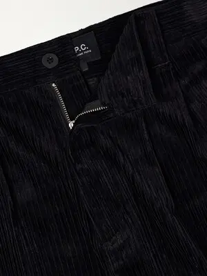 A.p.c. Ricky Straight-leg Cotton-corduroy Trousers