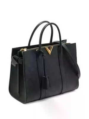 LOUIS VUITTON Mm Very Monogram Plume Tote Bag - Black