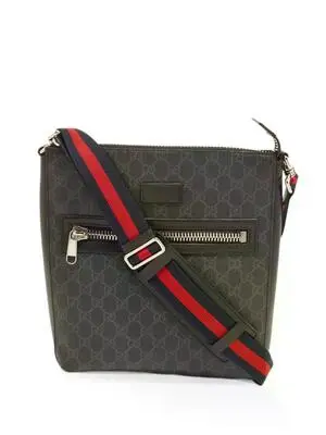 Gucci Gg Supreme Web Messenger Bag