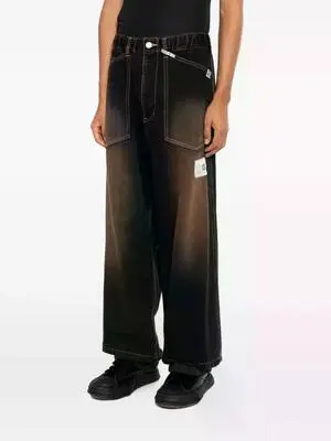 Mihara Yasuhiro Sweat Layered Jeans