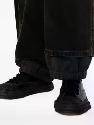 Mihara Yasuhiro Sweat Layered Jeans