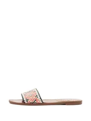 LOUIS VUITTON Lock It Graphic-motif Sandals