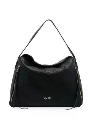 Liu Jo Grained-effect Logo-plaque Tote Bag