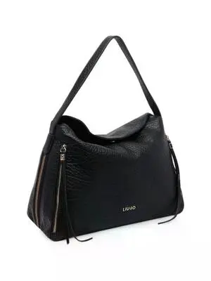 Liu Jo Grained-effect Logo-plaque Tote Bag