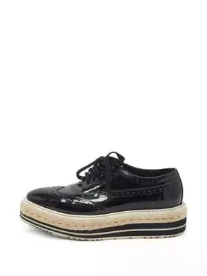 Prada Leather Lace-up Shoes