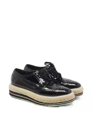 Prada Leather Lace-up Shoes