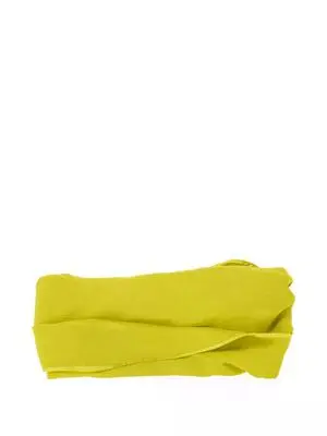 JENNIFER BEHR Kaylee Silk-satin Headwrap - Yellow