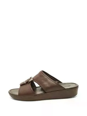 Prada Leather Buckle-detail Sandals