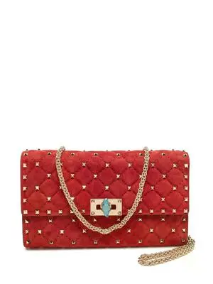 Valentino Garavani Rockstud Quilted Clutch Bag