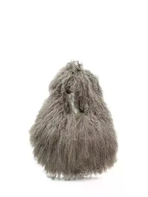 MARTHA LOUIS Annie Shearling Tote Bag