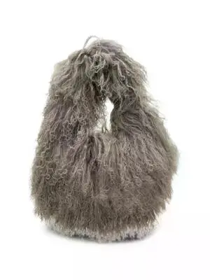 MARTHA LOUIS Annie Shearling Tote Bag
