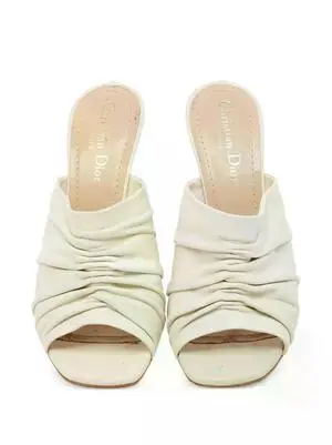 Dior D-fame Gathered Sandals