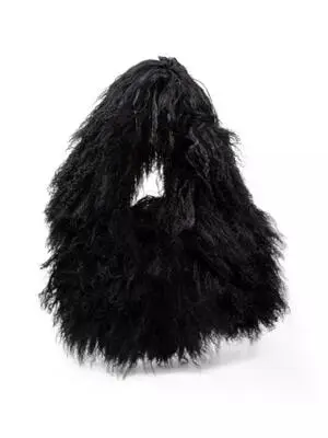MARTHA LOUIS Mongolian Faux Fur Tote Bag