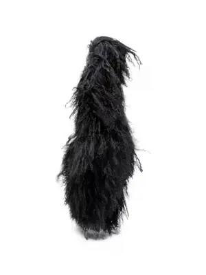 MARTHA LOUIS Mongolian Faux Fur Tote Bag