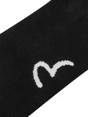 EVISU Slogan-jacquard Socks