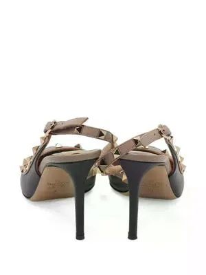 Valentino Garavani Rockstud Leather Slingback Pumps