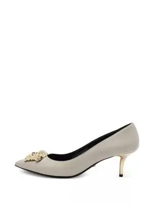 Versace Medusa Plaque Pointed-toe Pumps