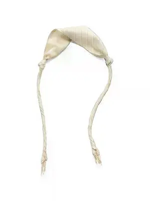 Our Legacy Pinstripe Print Twisted Tie - Neutrals