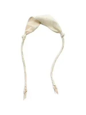 Our Legacy Pinstripe Print Twisted Tie - Neutrals