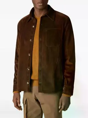 BRETT JOHNSON Suede Shirt Jacket