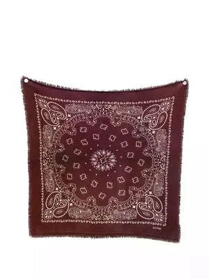 KUJTEN Hachiko Paisley-pattern Scarf