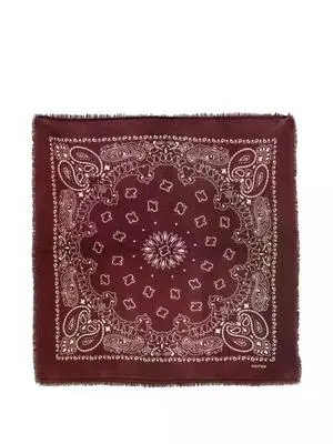 KUJTEN Hachiko Paisley-pattern Scarf