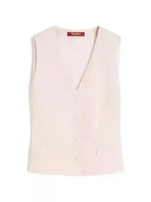 Max Mara V-neck Button-down Gilet