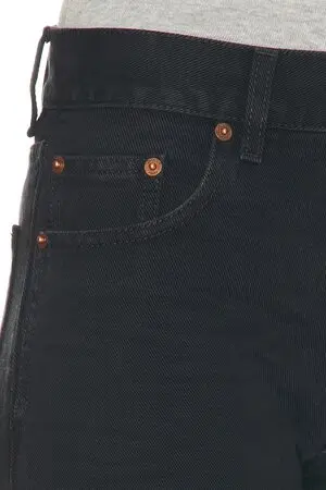 Saint Laurent Relaxed Straight Leg - Old Black