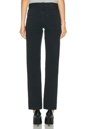 Saint Laurent Relaxed Straight Leg Jeans