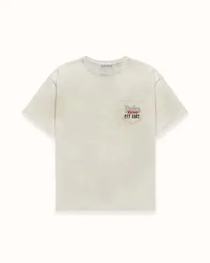 DUKE + DEXTER Dr4 Eat Dirt Smoke Pocket T-shirt - White