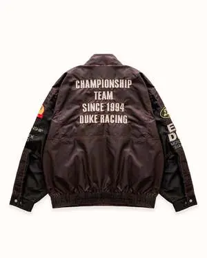DUKE + DEXTER Dr4 Trackside Vintage Bomber Jacket