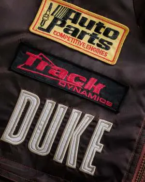 DUKE + DEXTER Dr4 Trackside Vintage Bomber Jacket