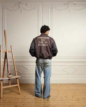 DUKE + DEXTER Dr4 Trackside Vintage Bomber Jacket
