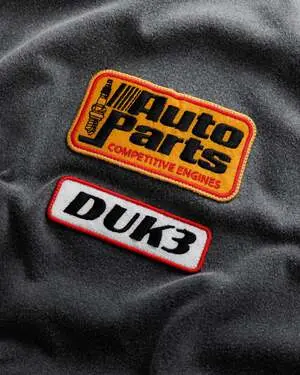 DUKE + DEXTER Dr4 Washed Track Long Sleeve Top