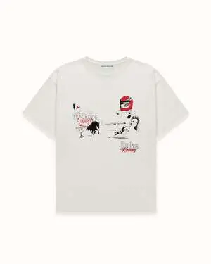 DUKE + DEXTER Dr4 Ketch Vintage T-hirt - White
