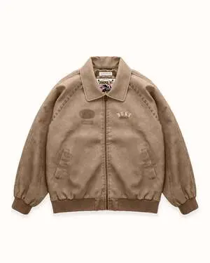 DUKE + DEXTER Dr4 Sun Faded Bomber Jacket