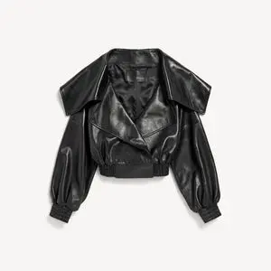 Balenciaga Wrap Collar Blouson