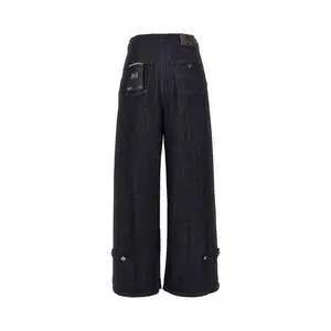 Emporio Armani J6j" Wide-leg Denim Trousers