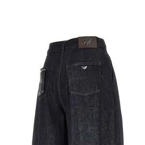 Emporio Armani J6j" Wide-leg Denim Trousers