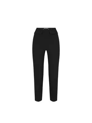 Elisabetta Franchi Tailored Cropped Trousers With Belt Detail