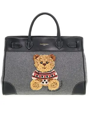 RUE MADAM PARIS Tote Bag Marvin Love - Gray
