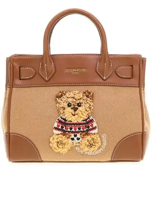 RUE MADAM PARIS Mini Tote Bag Marvin Love - Brown