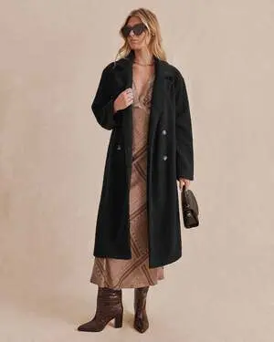 Splendid Sivan Boucle Coat - Black