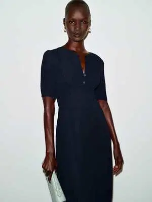 REFORMATION Nerine Midi Dress - Blue