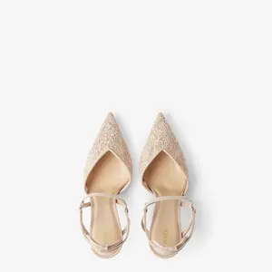 Fendi Very Colibrì Slingback Stiletto Heel Pumps - Pink