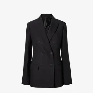 Fendi Double-breasted Silk And Cotton Cady Blazer